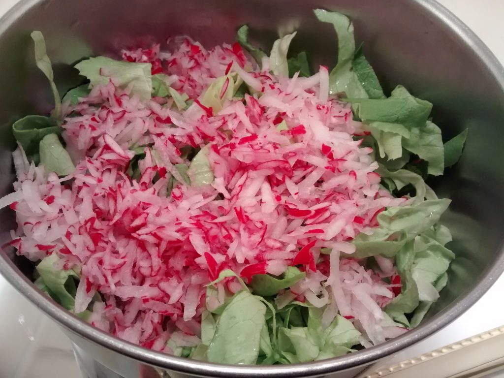 Ensalada De Rabanitos Rábanos Con Tofu