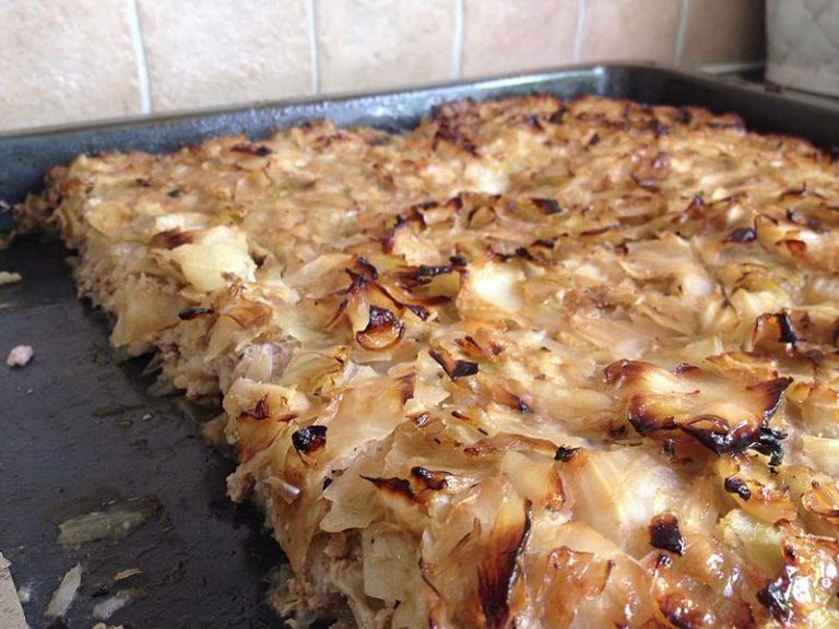 Tarta de repollo (col)