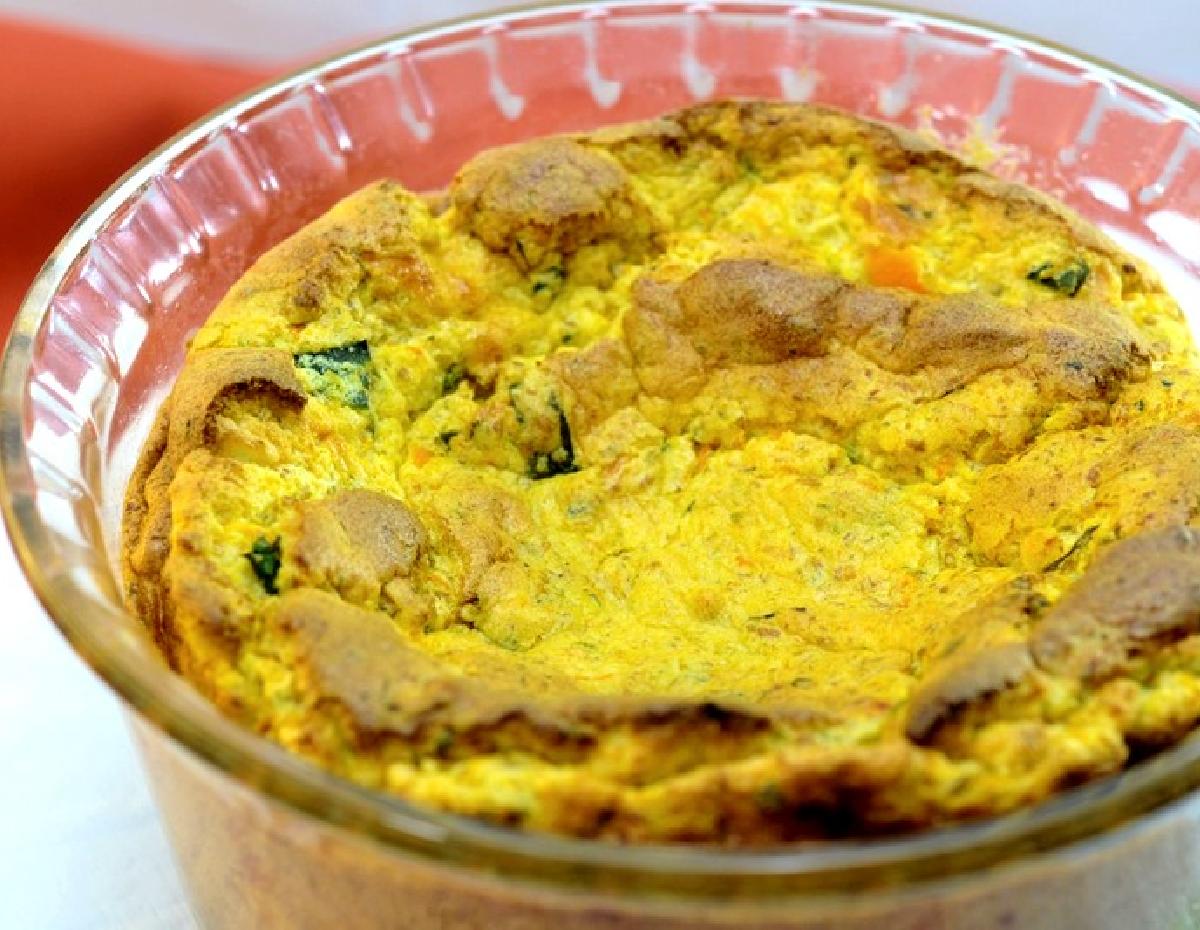 Soufflé de zapallo (calabaza) rico y fácil - Recetas saludables